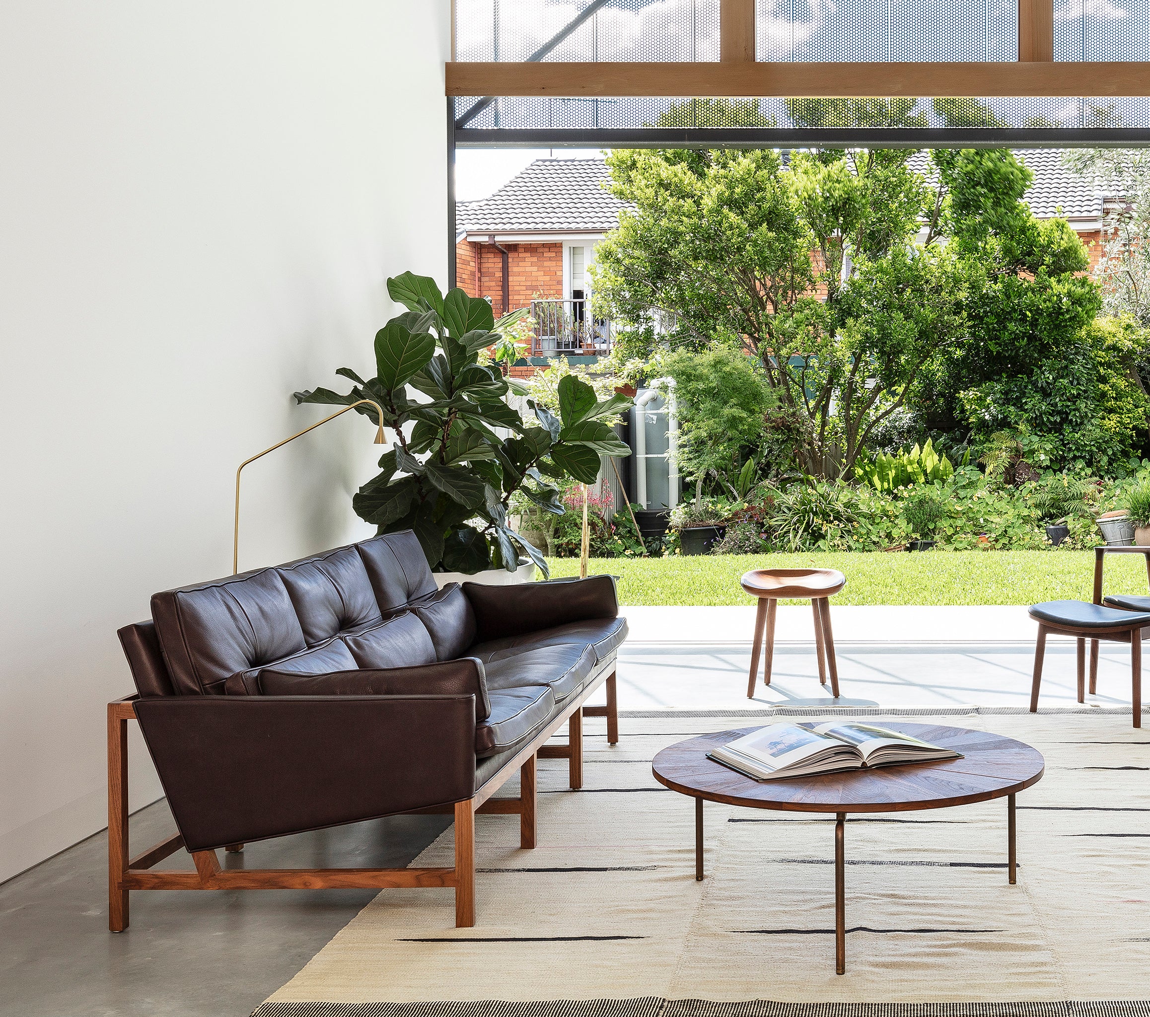 Wood Frame Sofa - R HUGHES