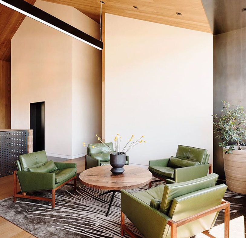 Wood Frame Lounge Chair - R HUGHES