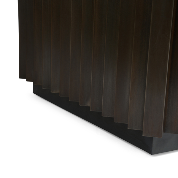 Corrugated Cocktail Table - R HUGHES