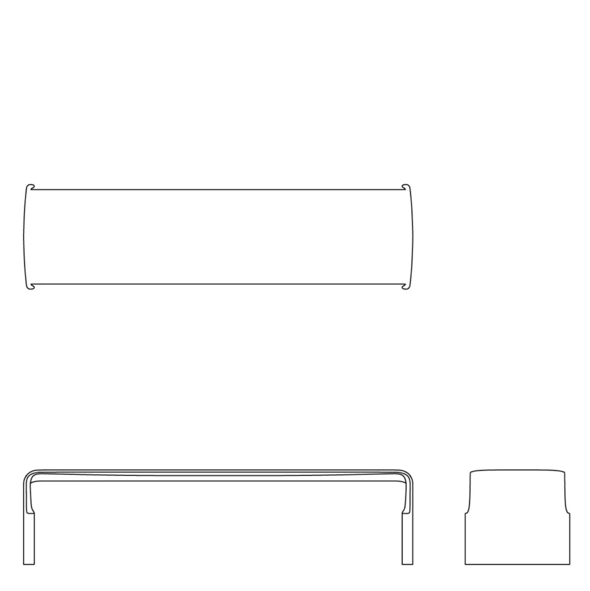 Scimitar Bench - R HUGHES