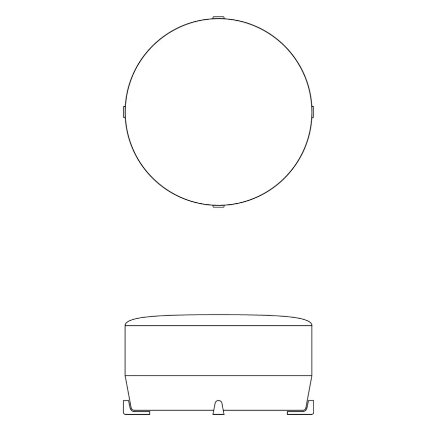 Ammonite Ottoman No. 2 - R HUGHES